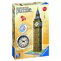 Ravensburger 3D puzzle Big Ben Includes Real-Working Clock RA12586