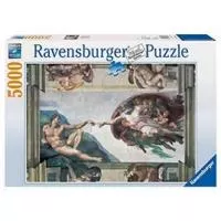 Ravensburger puzzle Art - Michelangelo - Creation Of Adam 5000 delova RA17408