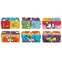 KSKIDS Kocke ŽIVOTINJE - Match and Sound Blocks - Animals - KA10755