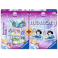 Ravensburger puzzle 60 delova + igra memorije - Disney Princess 2u1 07228