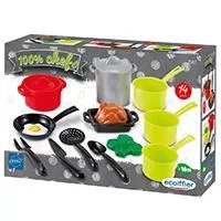 ECOIFFIER Chef - Set za pripremanje hrane Posuđe 14 delova Role-Play SM002587