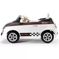 Peg Perego Kabriolet na akumulator Fiat 500 white/black IGOR0065 P75120065