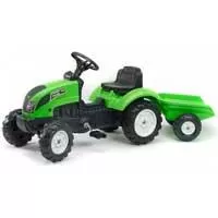 Dečiji traktor na pedale sa prikolicom Falk Toys 2057J