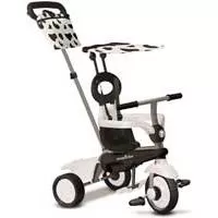 Smart Trike Tricikl 10 - 36 meseci Vanilla White/Black