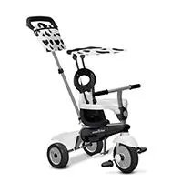 Smart Trike Tricikl VANILLA 4 u 1 Crno-beli