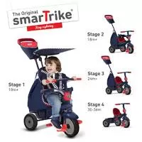 Tricikl Smart Trike 4u1 Shine Navy 6402502