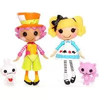 Mini Lalaloopsy Lutke Alice in Lalaloopsyland & Wacky Hatter 510253