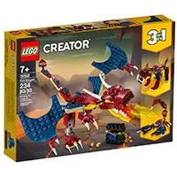 LEGO® Creator Kocke 3u1 Plameni zmaj 31102