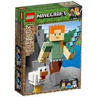 LEGO® Kocke Minecraft - Velika figura Aleksa sa piletom 21149