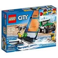 LEGO® City kocke Vozila - Katamaran i džip 60149