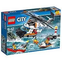 LEGO® City kocke Heavy-duty Rescue Helicopter - Obalska straža: Spasilački helikopter 415 delova 60166