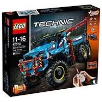 LEGO® Technic - Model 2 in 1 - 6x6 All Terrain Tow Truck - Research Explorer Vehicle - Svestrani šlep kamion - Terensko istraživačko vozilo 1862 delova 42070