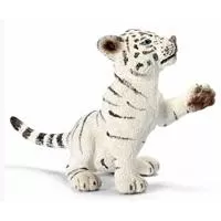 Schleich Divlje Životinje - Mladunče belog tigra, igra se 14385