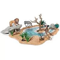 Schleich Figure Divlje životinje - Pojilište u divljini 42258