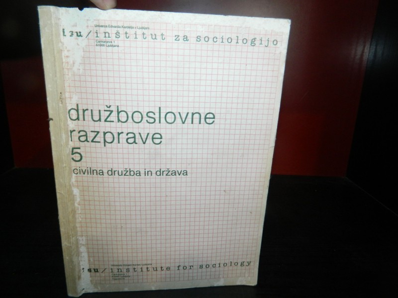 Družboslovne razprave 5