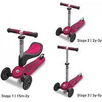 Smart Trike Trotinet 3u1 T Scooter T1 Pink 2020200