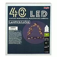 Svetleća jelka sa 40 LED lampica