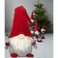 Novogodišnja figura Deda Mraza V53cm Crveni