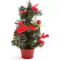Ukrašena Jelka u Saksiji - 50 cm