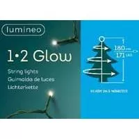 Lumineo Novogodišnje stepenaste LED lampice 1-2-glow basic 6 nivoa 171 LED 49.5461