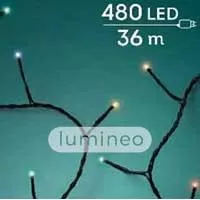 Lumineo Novogodišnje lampice za spoljnu i unutrašnju upotrebu Multicolor 36m 480 LED 49.4187