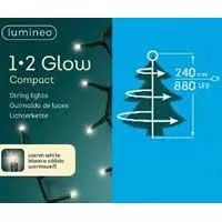 Lumineo Novogodišnje stepenaste LED lampice 1-2-glow Compact 8 nivoa 880 LED 49.5403