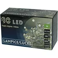 Novogodišnje LED lampice na baterije 80 kom