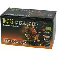 Lampice Za Jelku 100 Sijalica Multikolor