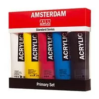 TALENS Amsterdam All Acrylics Standard Series - Primary Set - Akrilne boje 5x120ml 680902