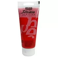 PEBEO Studio Acrylics High Viscosity - Akrilna boja - Quinacridone Scarlet 20 - 100ml 661020