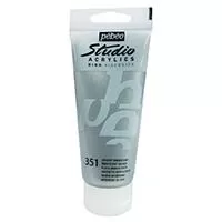 PEBEO Studio Acrylics High Viscosity - Akrilna boja - Silver 351 - 100ml 661151