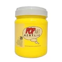 PEBEO Pop Art Acrylic High Viscosity - Akrilna boja FLUO ŽUTA 700ml 661316