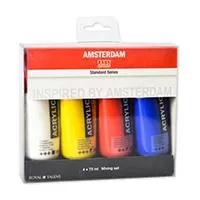 TALENS Amsterdam All Acrylics Standard Series - Mixing Set - Akrilne boje 4x75ml 680911