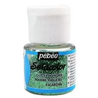 PEBEO Setacolor - Glitter Powder - Šljokice 10gr ZELENA 664952