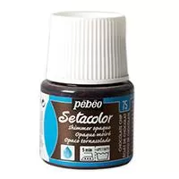 PEBEO Setacolor - Shimmer Opaque - Pokrivna boja za tekstil 45ml CHOCOLATE CHIP 664755