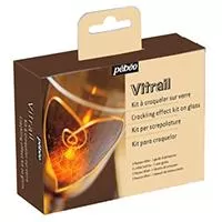 PEBEO Vitrail Auxiliaries - Kit à craqueler sur verre - Set za vitraž 2x45ml 661946