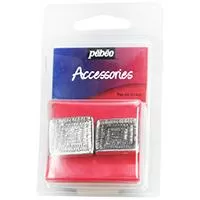 PEBEO Fantasy Accessories - Podloga od metala za nakit KVADRATNE MINÐUŠE 664353