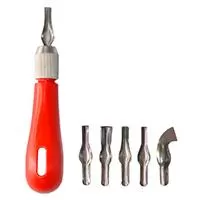 POP TOOLS Nožići za linorez 6kom 617033