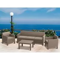 Baštenski set Orlando 3 Seater Cappuccino