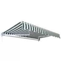 Tenda za zid ili plafon - Stripes 4x2.5 m zelenobela