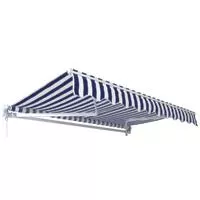 Tenda za zid ili plafon - Stripes 4x2.5 m plavobela