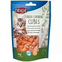 TRIXIE Hrana za mačke PREMIO Kockice Cheese Chicken Cubes 50gr