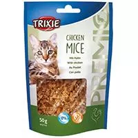 TRIXIE Hrana za mačke PREMIO Komadići MIŠ Chicken Mice 50gr