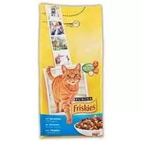 Friskies Hrana za mačke - losos i povrće - 2kg