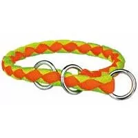 Ogrlica - davilica za pse Cavo orange-green S-M Trixie 14377