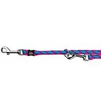 Trixie Cavo Podesivi povodac za pse S-M neon blue/neon pink 14356