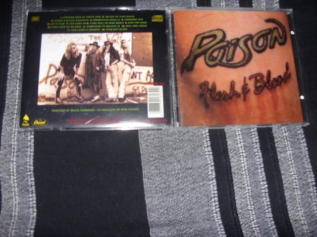 Poison ‎– Flesh &; Blood CD Capitol UK 1990.