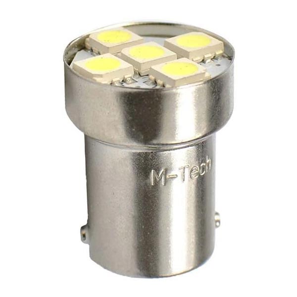 LED diode B075W (BA15S,R5W,12V 5XSMD5050) M-TECH