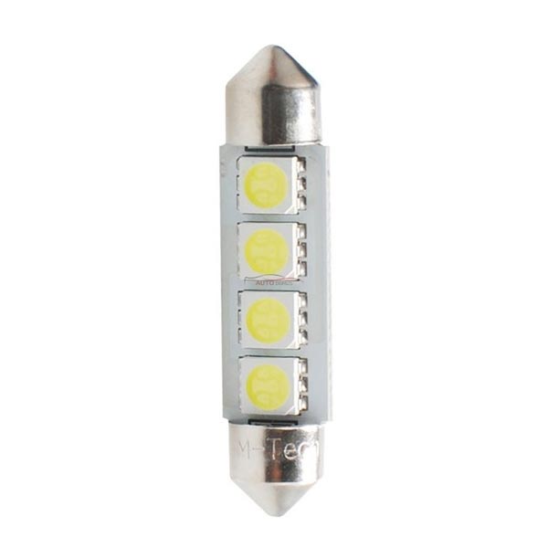 LED diode LB311W (C5W,41MM,12V 4XSMD5050) CANBUS