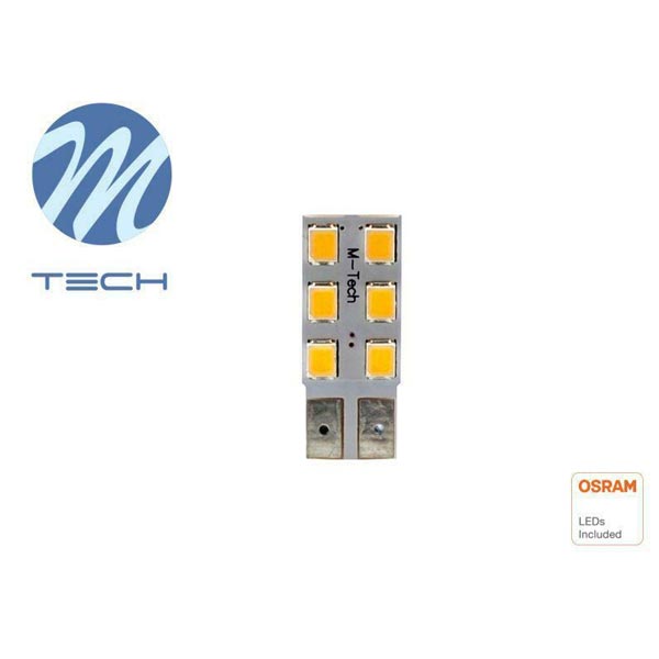 LED diode LB083W (W5W, T10 12V 6XSMD2835) M-TECH